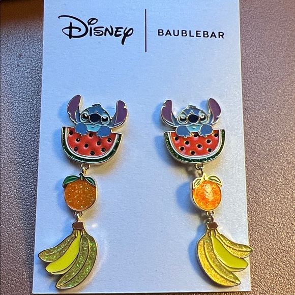 BaubleBar | Jewelry | Baublebar X Disney Stitch Watermelon Banana Fruit ...